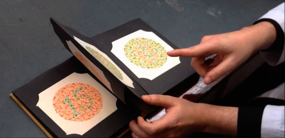 Test de Ishihara para evaluar visión de colores fácilmente